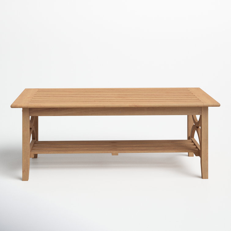Birch Lane Brunswick Teak Coffee Table Reviews Wayfair